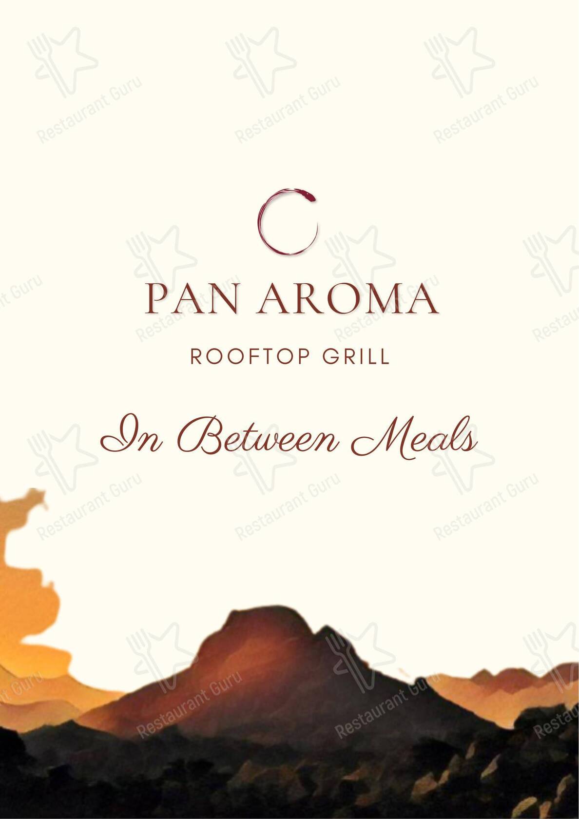 Menu at Pan Aroma: Rooftop Restaurant at The Summer House, Pachmarhi