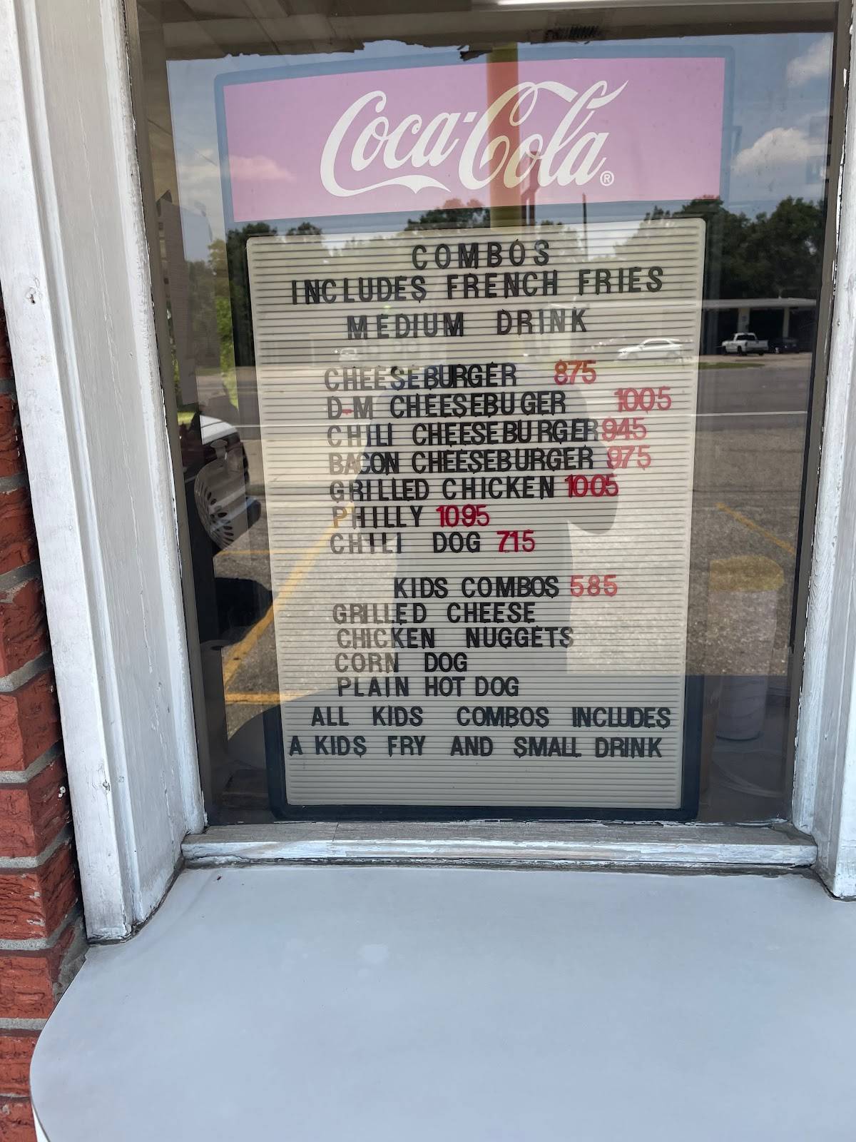 Menu at Rebel Dip restaurant, Gulfport