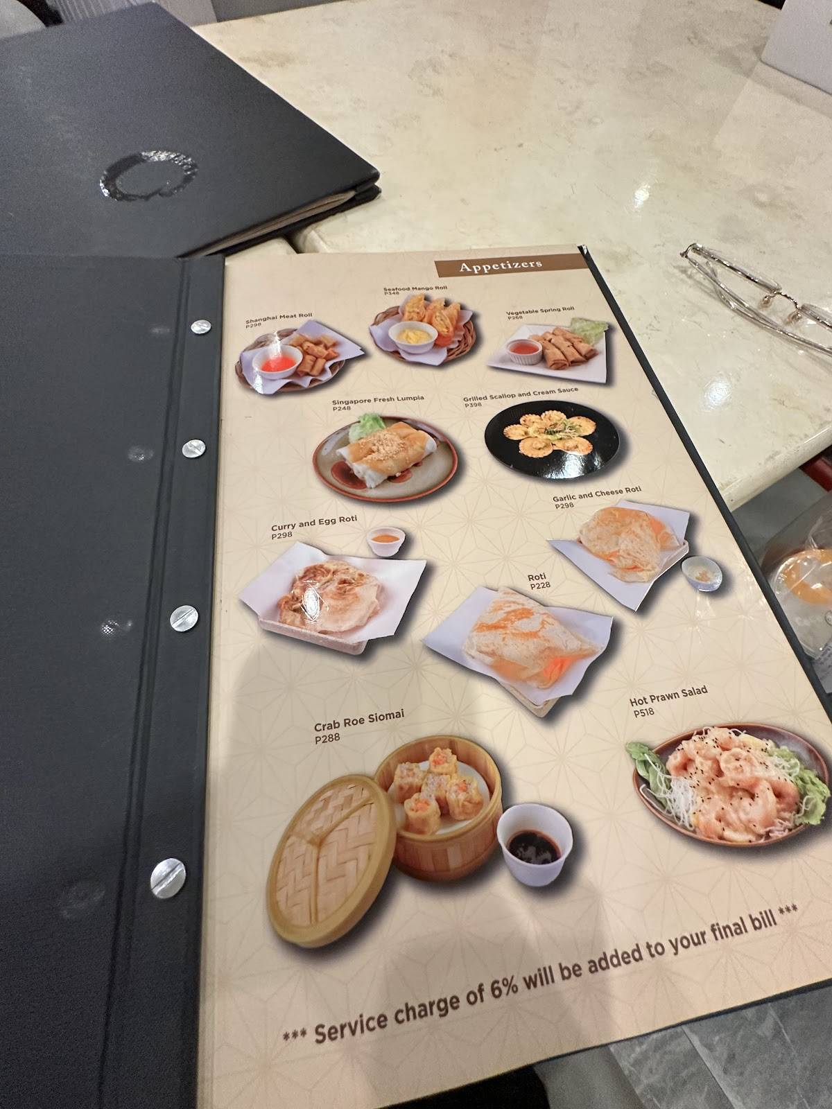 Menu at Sambal by Spice Fusion restaurant, Cebu City