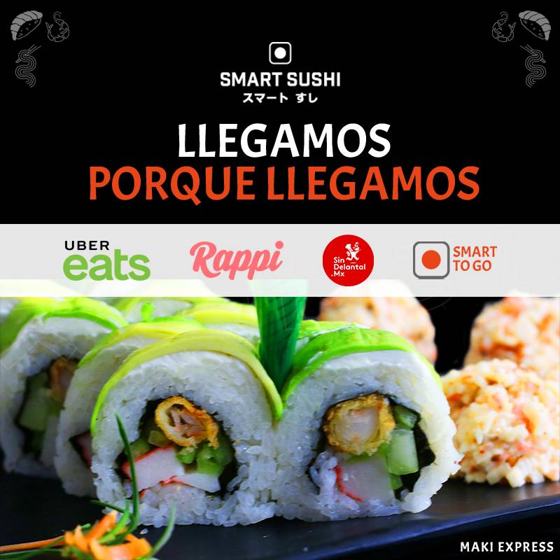 Menu at Smart Sushi restaurant, Merida, 23 # 226 x 36 Y 48 Frac