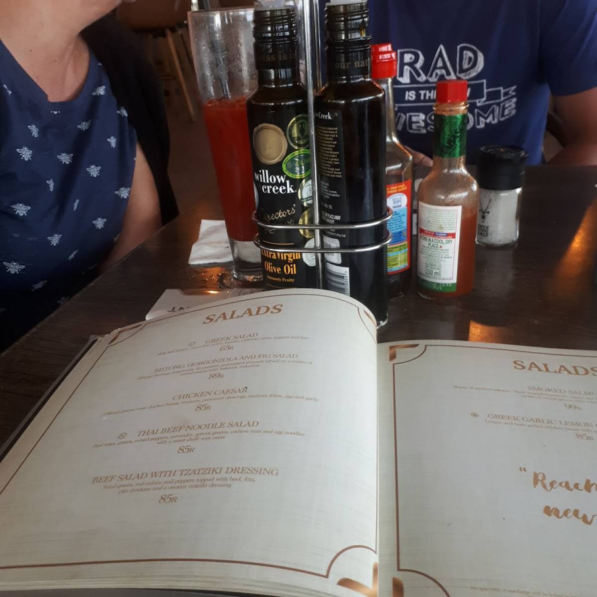Menu at Summit Grill and Sky Bar Menlyn, Pretoria