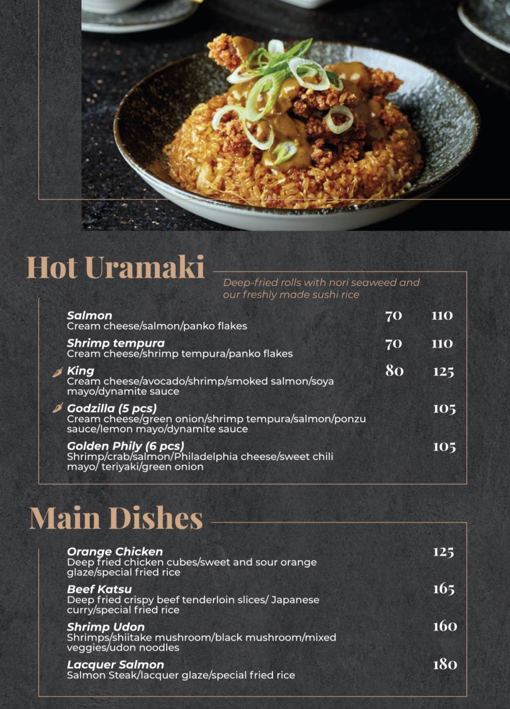 Menu at Sushimi By K - Polaris restaurant, New Cairo City
