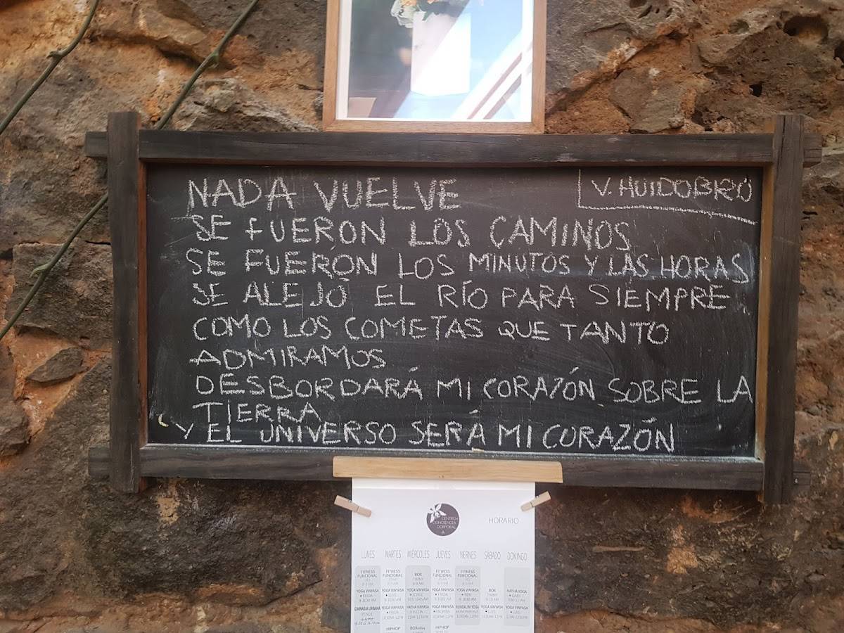 Carta del restaurante Tetetlán, Ciudad del México