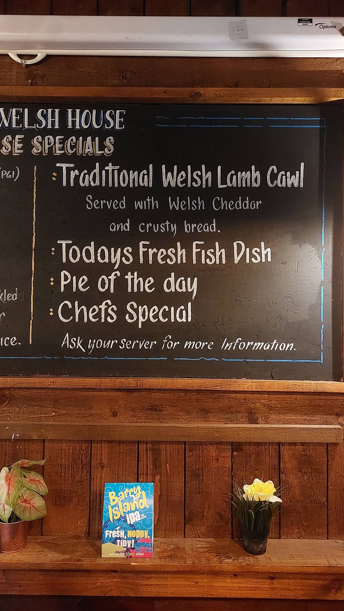 Menu at The Welsh House Cardiff Restaurant & Bar, Cardiff