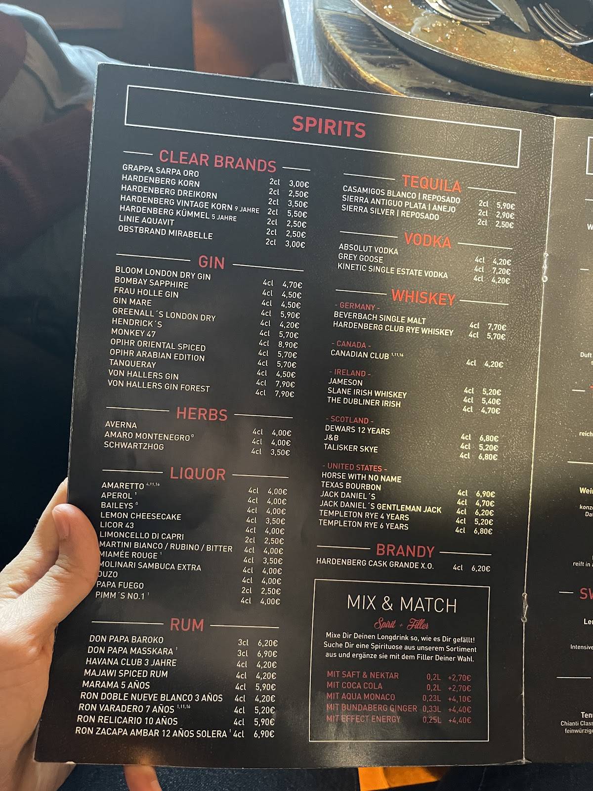 Speisekarte von Timberjacks Düren restaurant, Düren