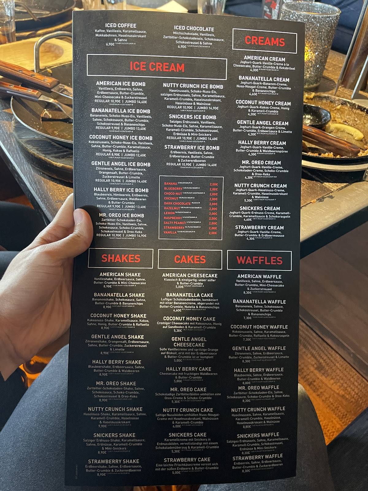 Speisekarte von Timberjacks Düren restaurant, Düren