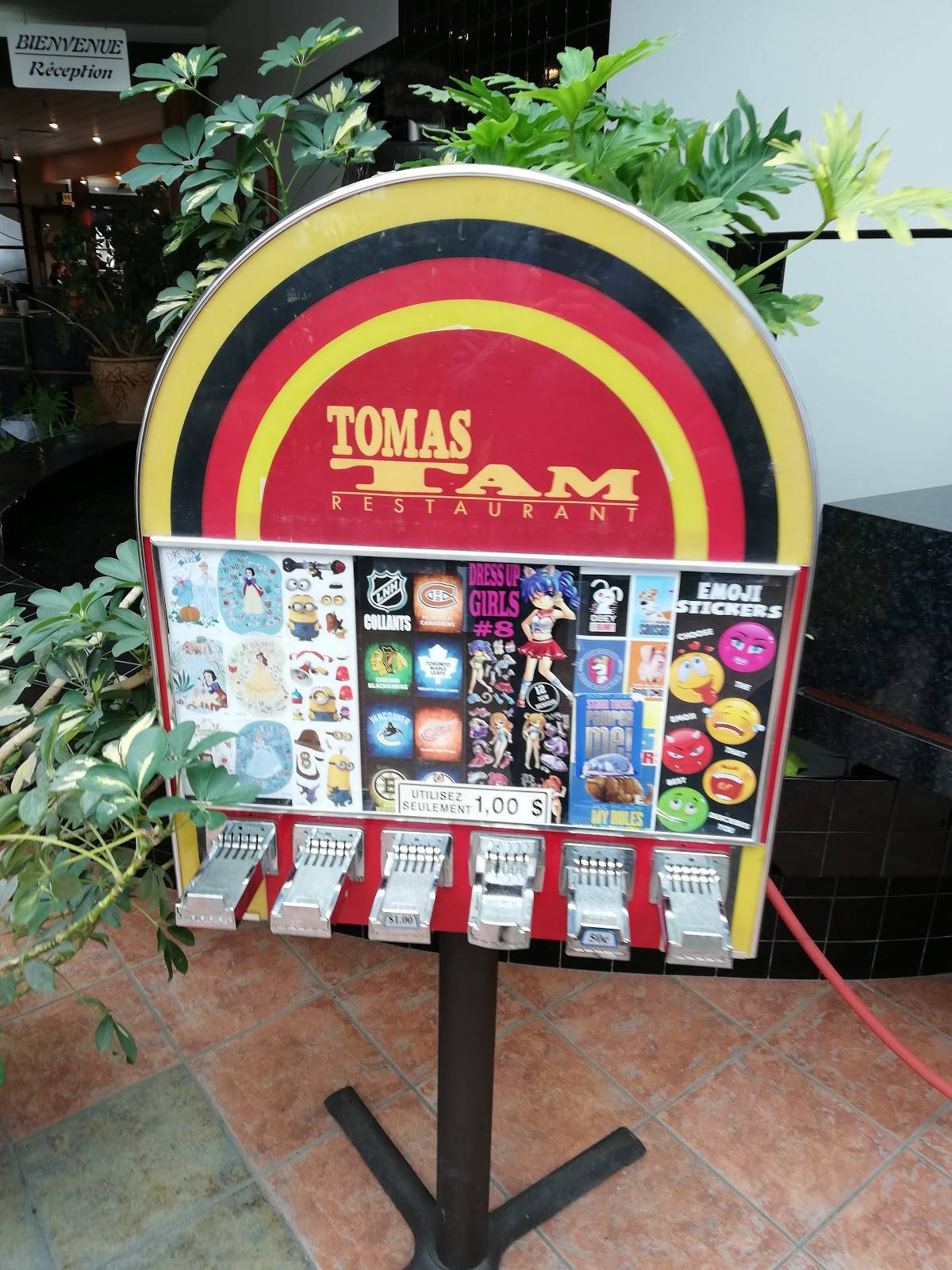 Menu au Restaurant Tomas Tam Inc, Québec, Wilfrid-Hamel Blvd