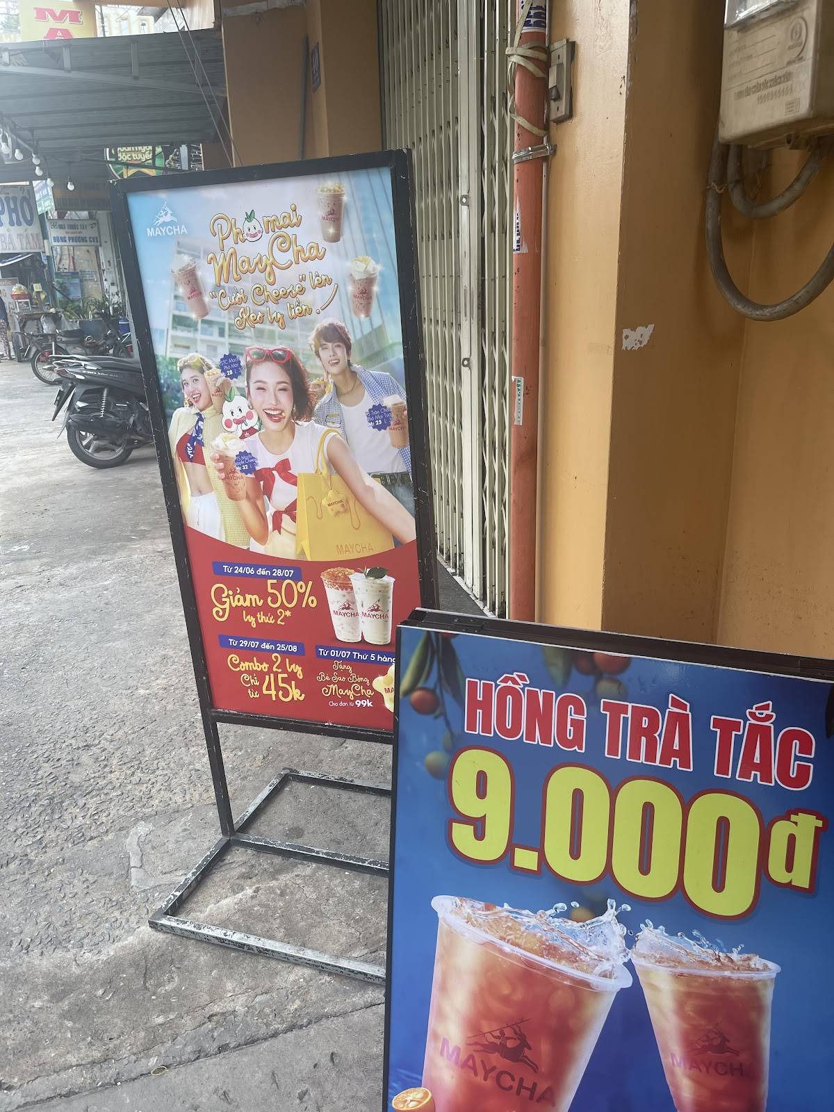 Menu at Trà sữa MayCha, Ho Chi Minh City, 38 Trịnh Đình Trọng