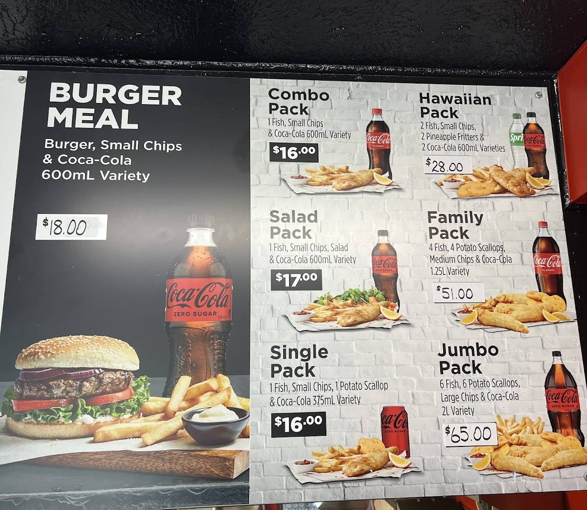 Menu at Vella's Xpress Fish Bar (Harbour Rd), North Mackay, North Mackay
