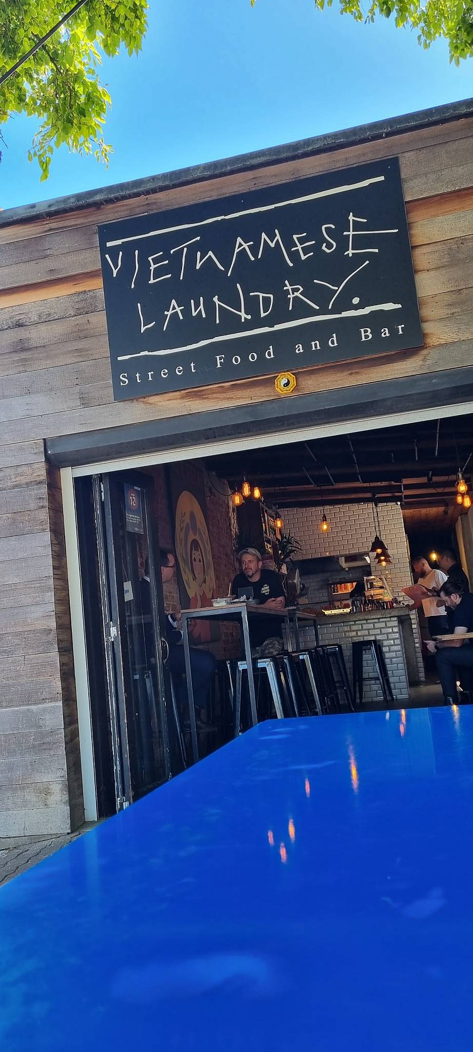 Menu at Vietnamese Laundry restaurant, Adelaide