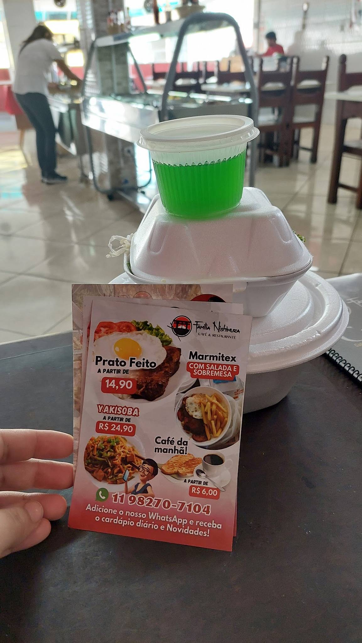Menu em Restaurante Família Nishimura, Barueri