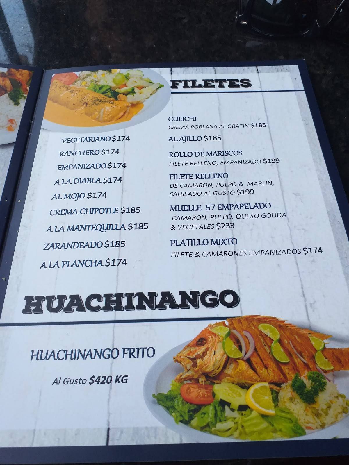 Menu at Restaurante Muelle 57, Reynosa