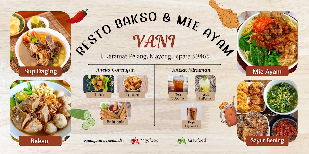 Menu at Resto Mbak Yani, Pecangaan