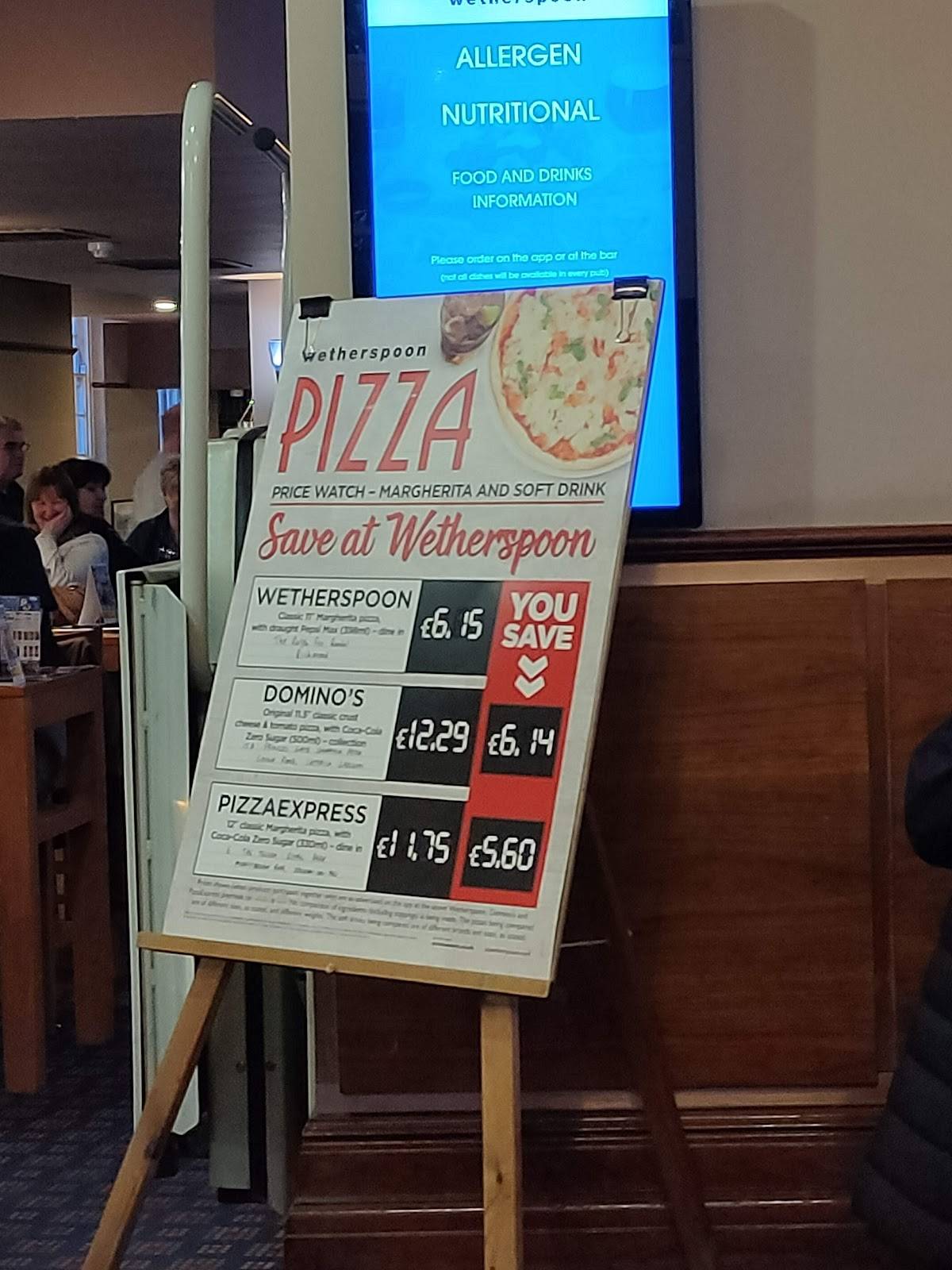Menu at The Ralph Fitz Randal - JD Wetherspoon pub & bar, Richmond, 6 ...