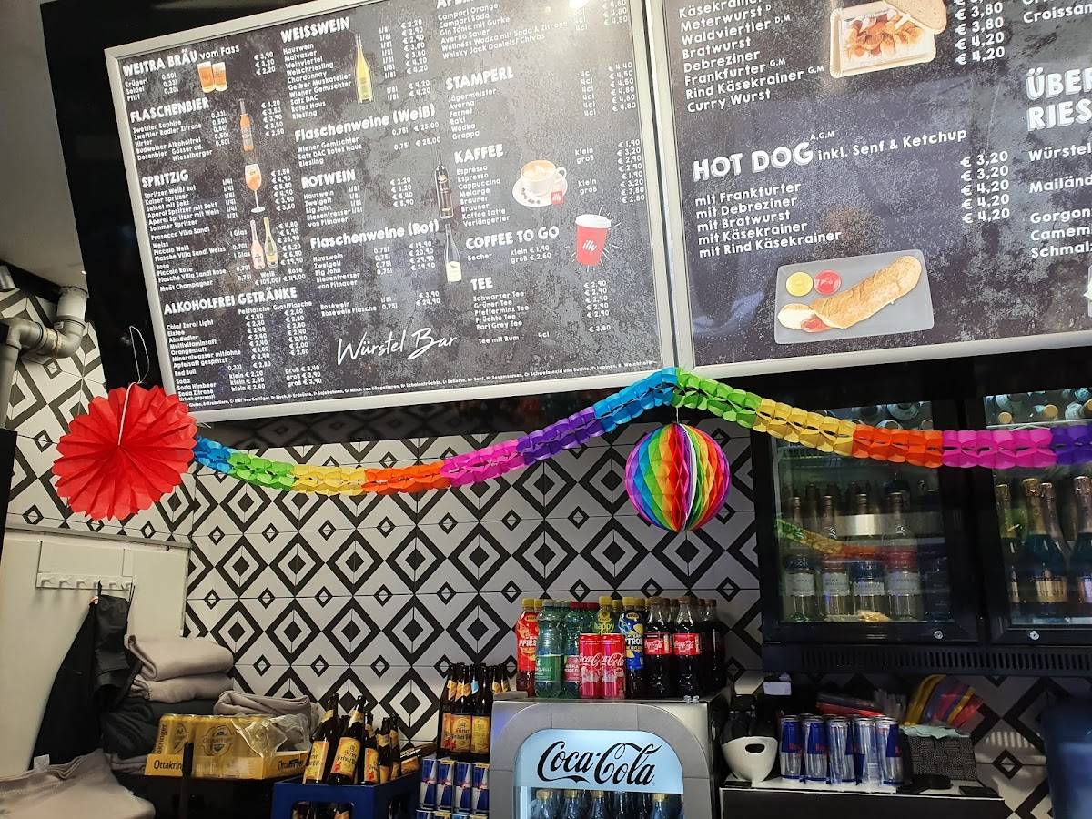 Speisekarte von Rochus Würstl restaurant, Wien