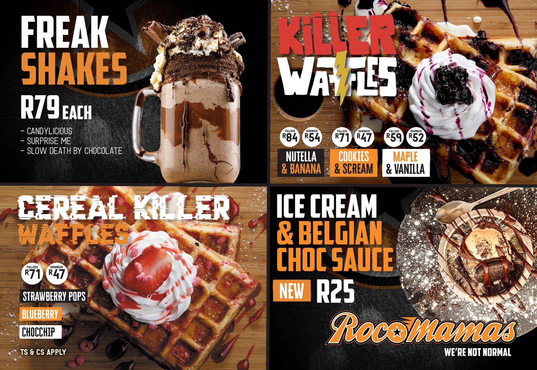 Menu at RocoMamas Westville restaurant, Durban, Shop 29