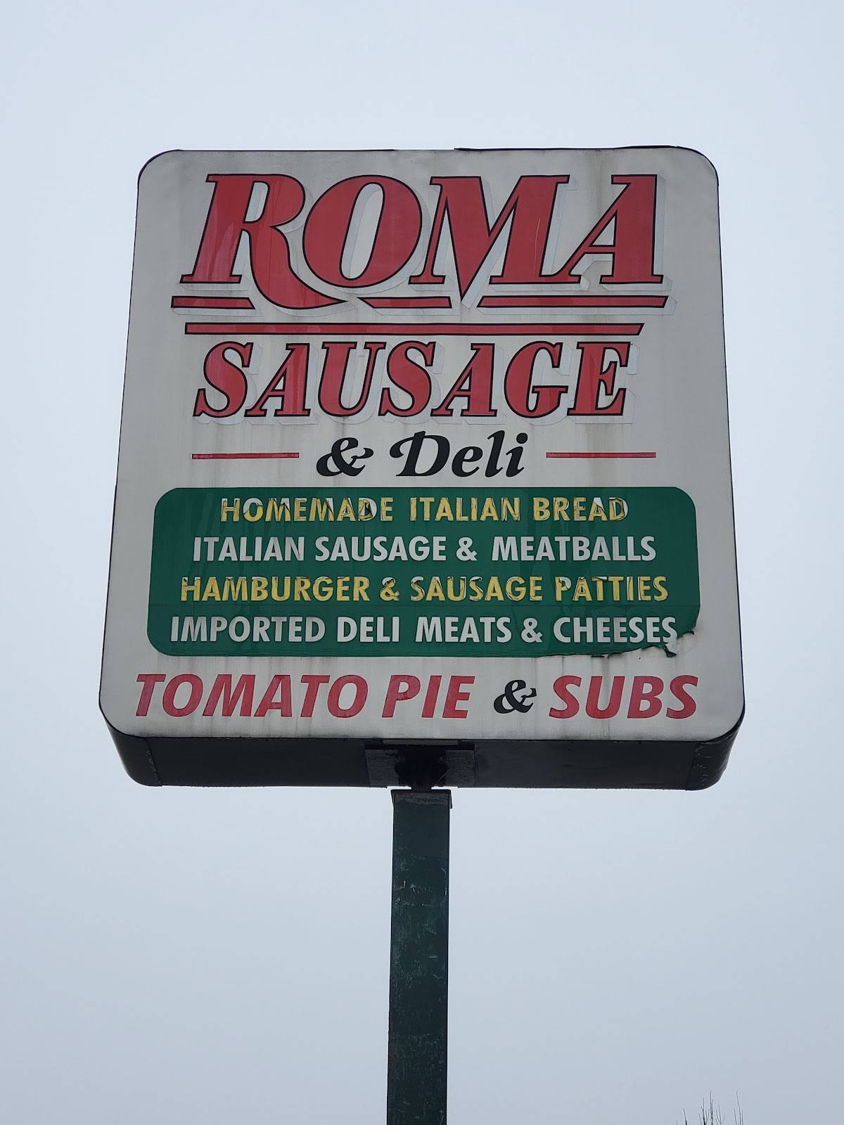 Menu at Roma Sausage & Deli restaurant, Utica, Bleecker St