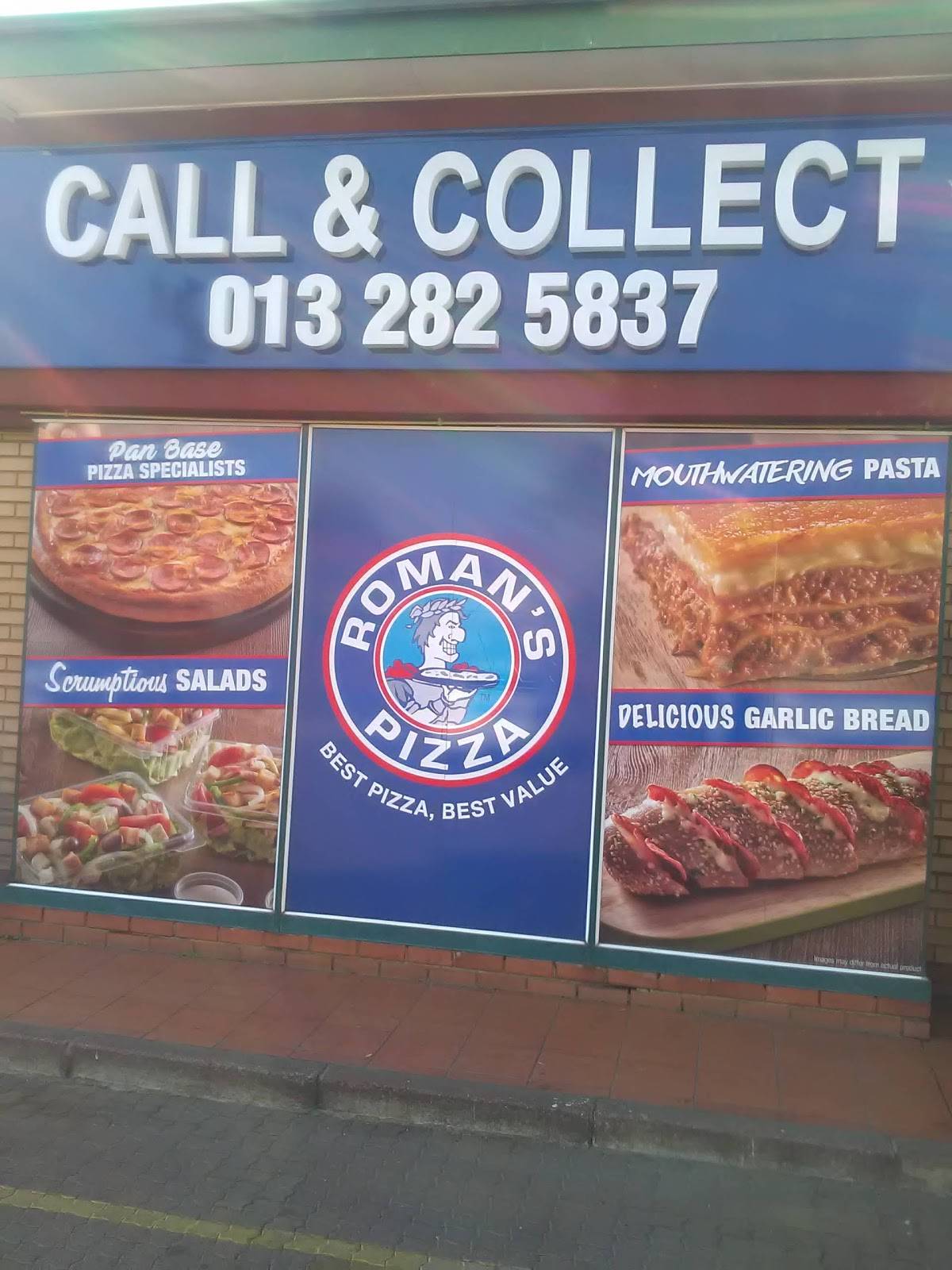 Menu at Roman's Pizza Middelburg restaurant, Middelburg
