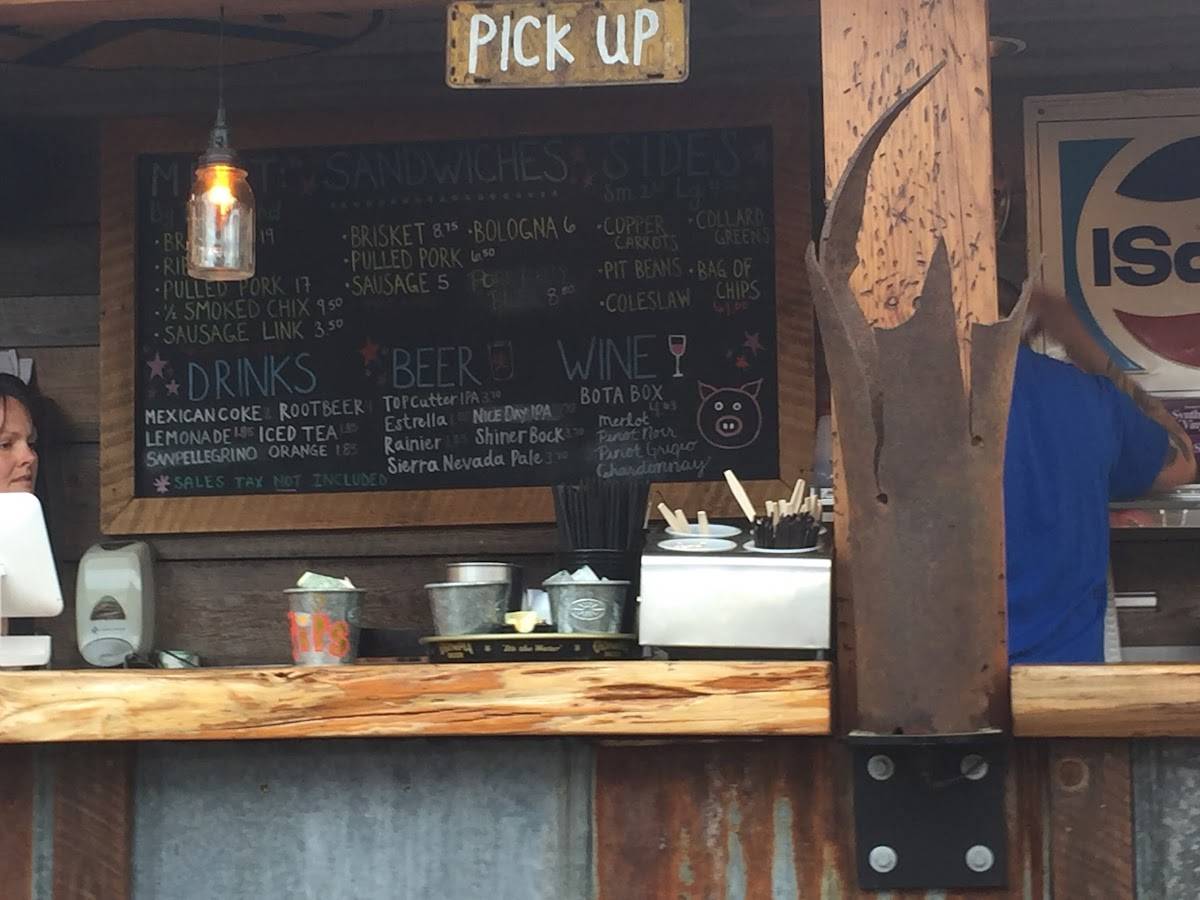 Menu at Roots BBQ, Roslyn