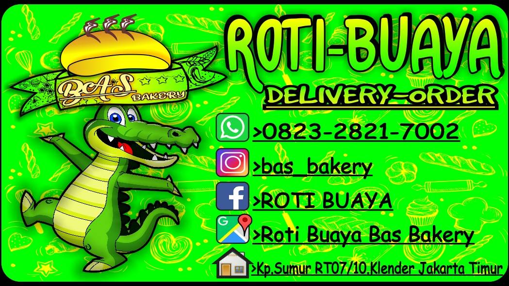 Menu at Roti Buaya Bas Bakery, East Jakarta
