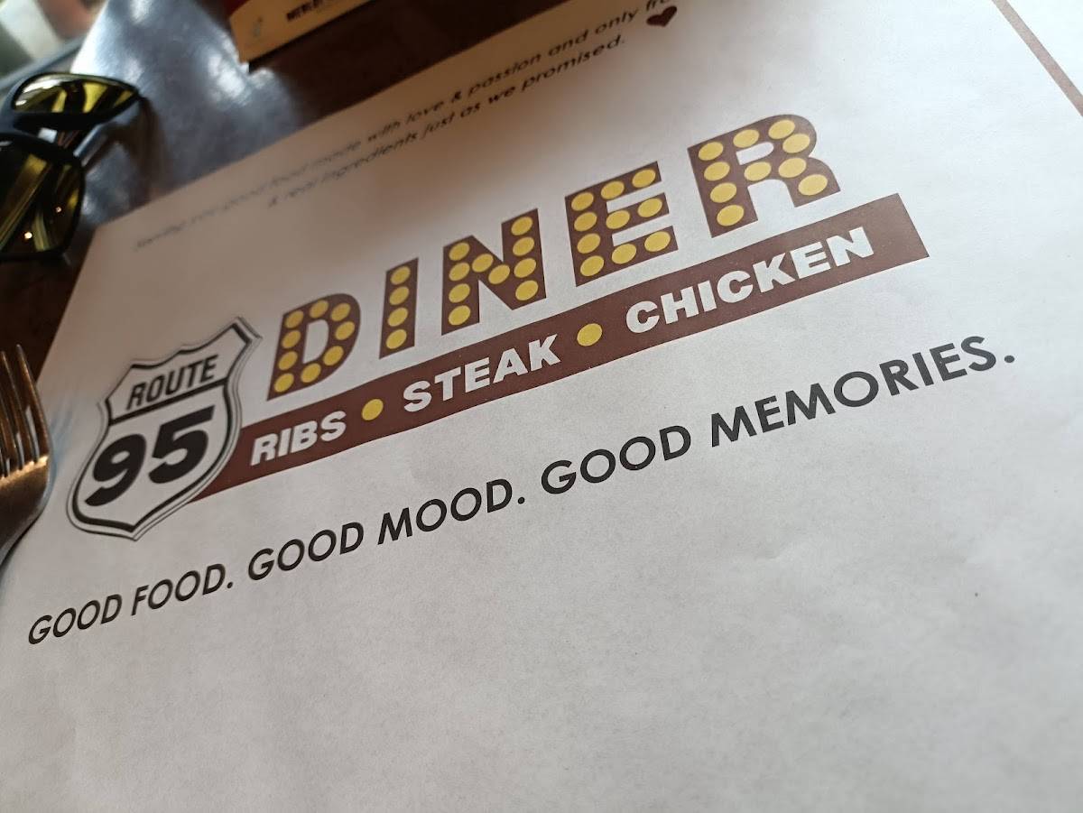 Menu at Route 95 Diner - Tagaytay restaurant, Tagaytay