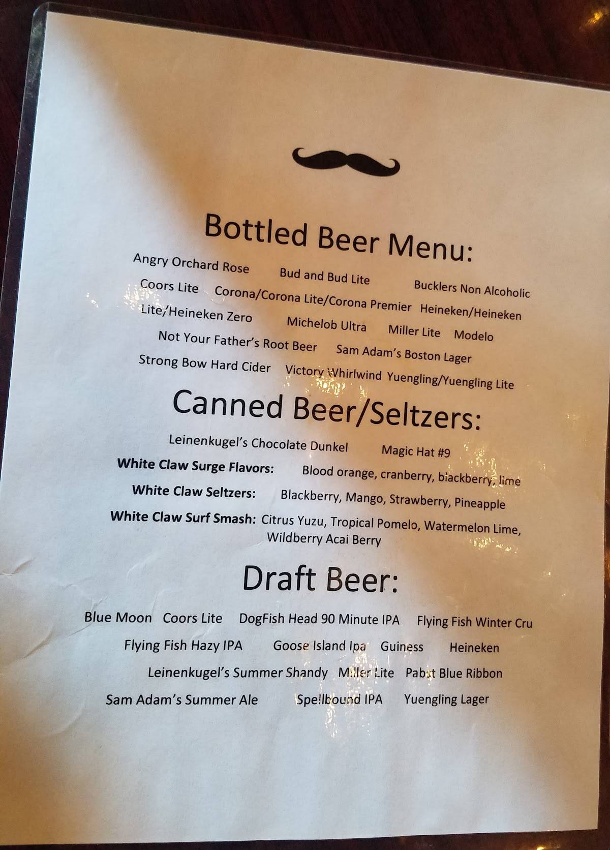 Menu at Russo's Pub & Italian Restaurant, Eastampton Township
