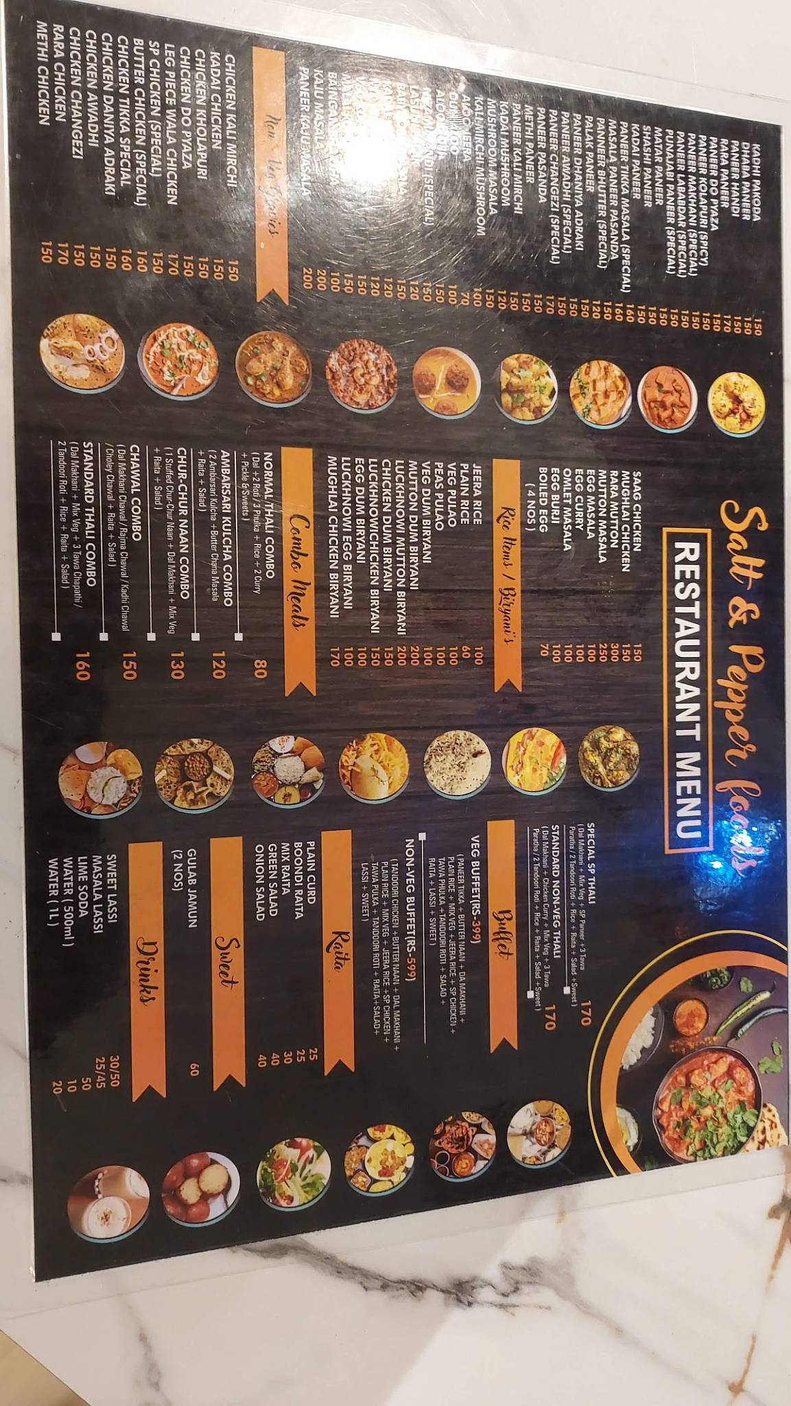 Menu at SALT AND PEPPER FOODS, Bengaluru