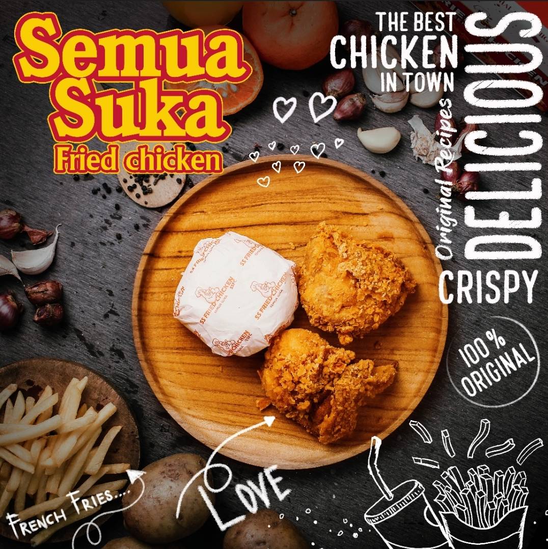 Menu at SS FRIED CHICKEN DOLOK SANGGUL restaurant, Indonesia