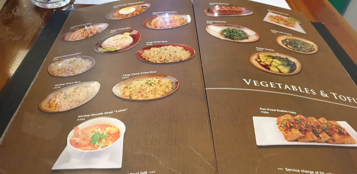 Menu at Sambal by Spice Fusion restaurant, Cebu City