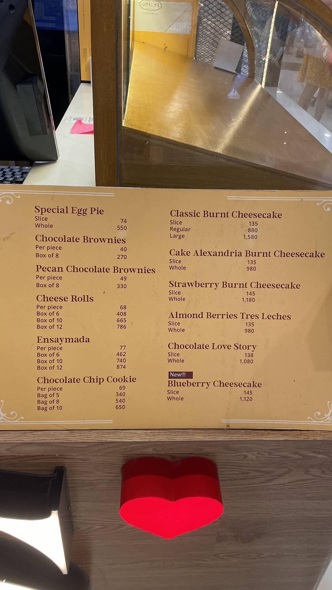 Menu at Sarah's Bakehouse, Quezon City, M24H+P5R