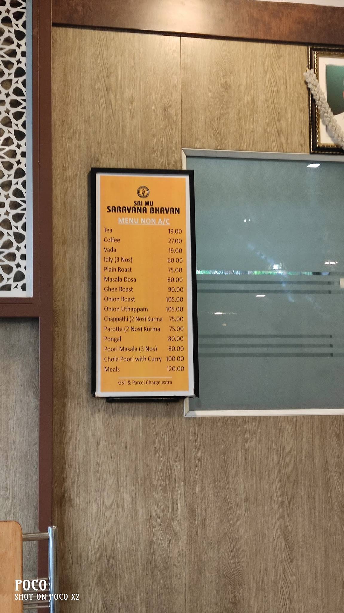 Menu at Saravana Bhavan Pure Veg., Angamaly