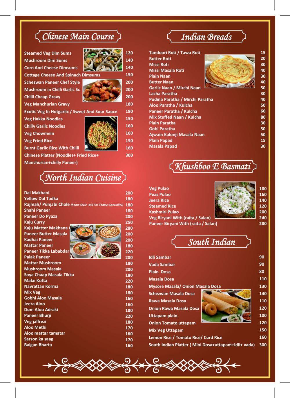 Menu at Satkar Restaurant & Banquet, Gurugram