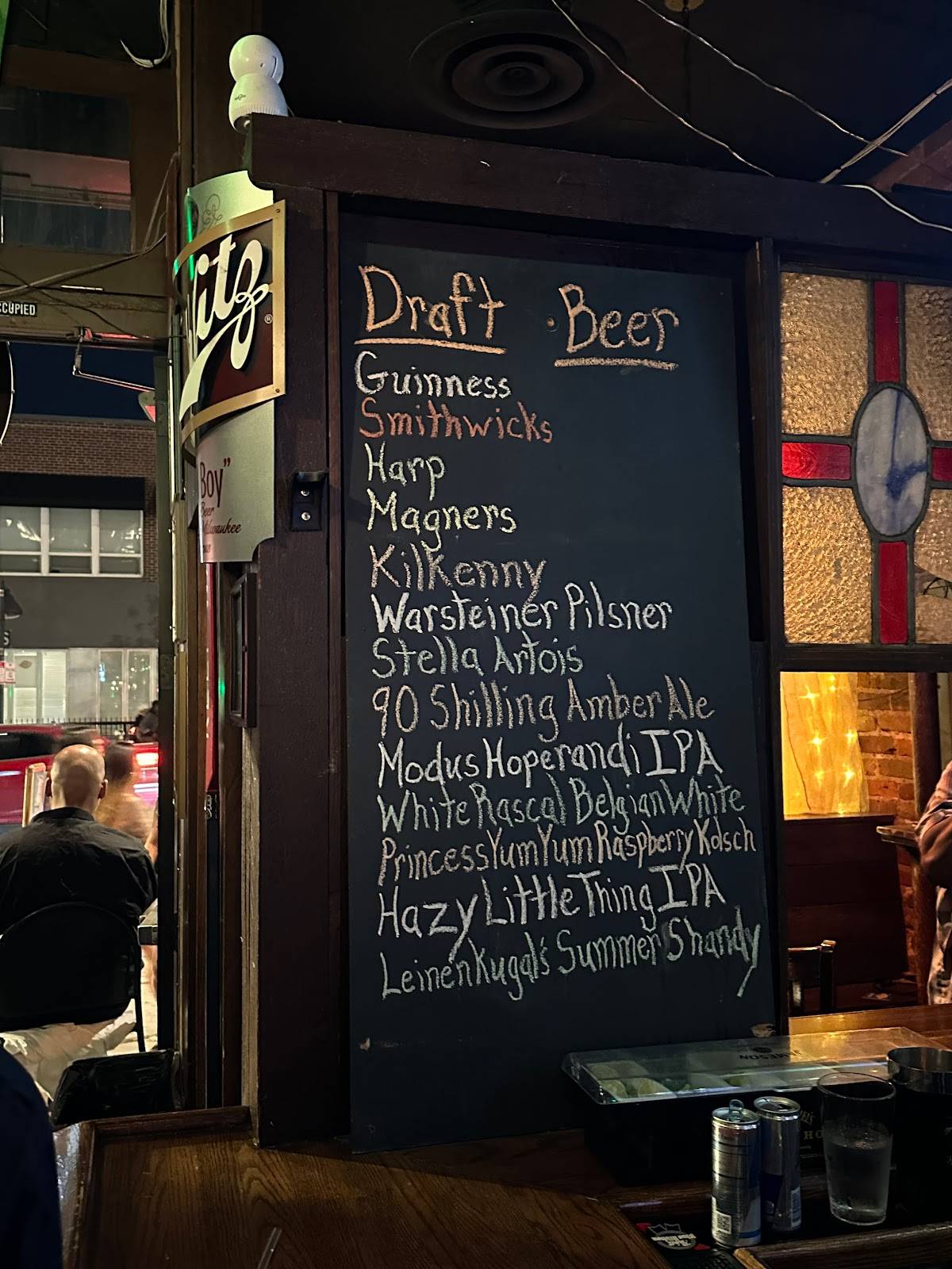 Menu at Scruffy Murphy's pub & bar, Denver