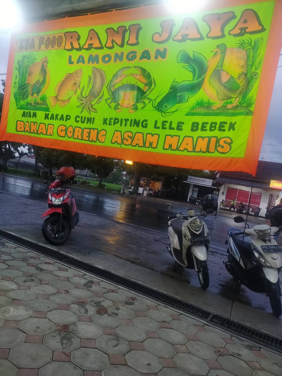 Menu at Seafood Rani Jaya restaurant, Karanganyar