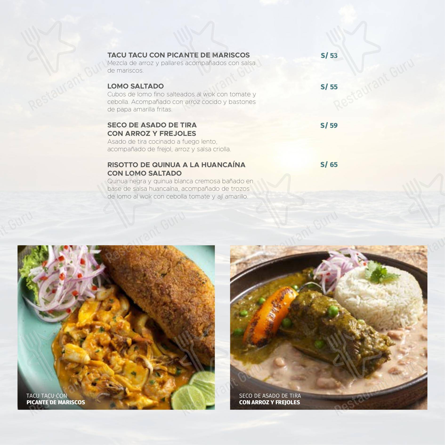 Carta del restaurante Segundo Muelle - Jockey Plaza, San Borja, Av ...