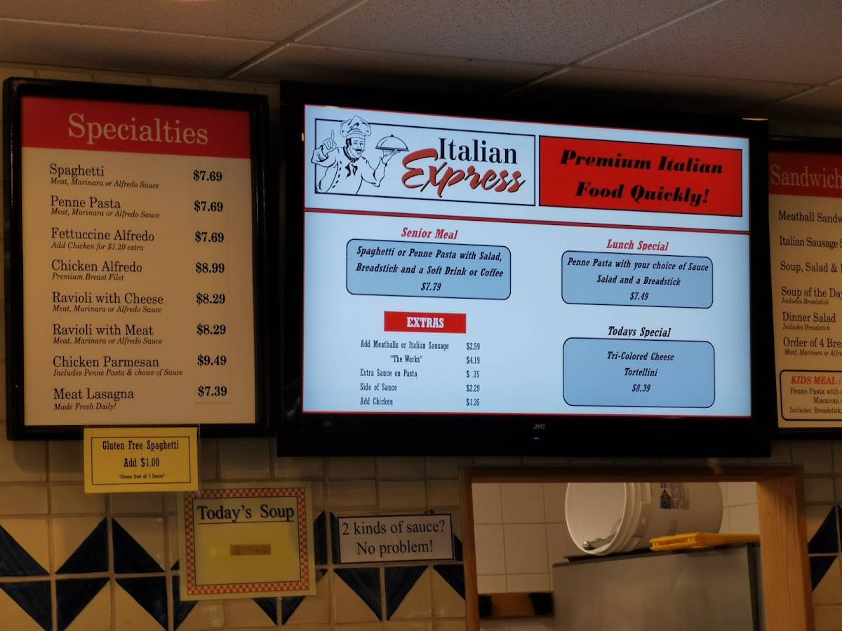 Menu at Señor Froggy & Italian Express fast food, Spokane, S Regal St