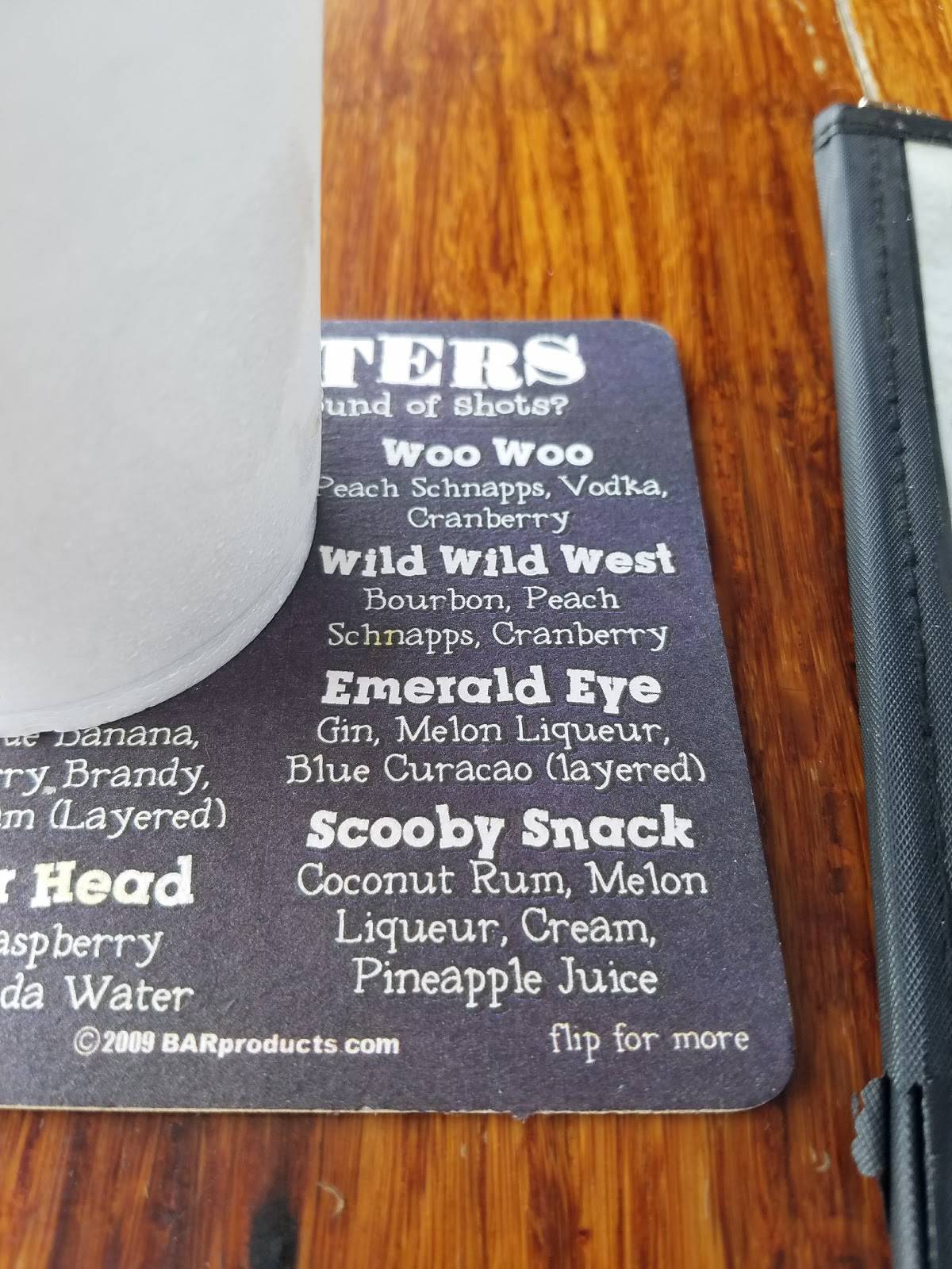 Menu at Shark Tales Waterfront Restaurant, Saint Pete Beach, 677 75th Ave
