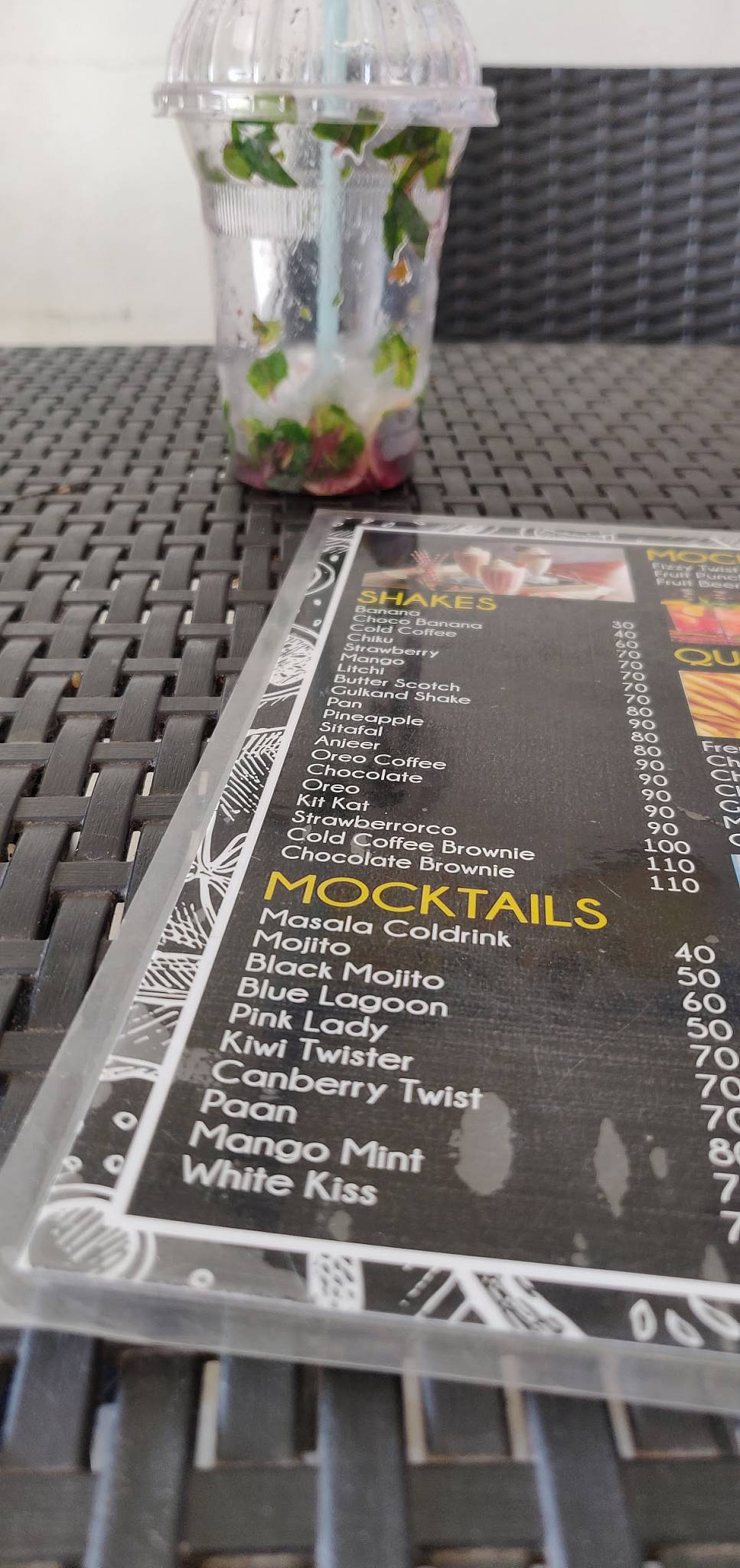 Menu at Sip & Bite cafe, Raipur