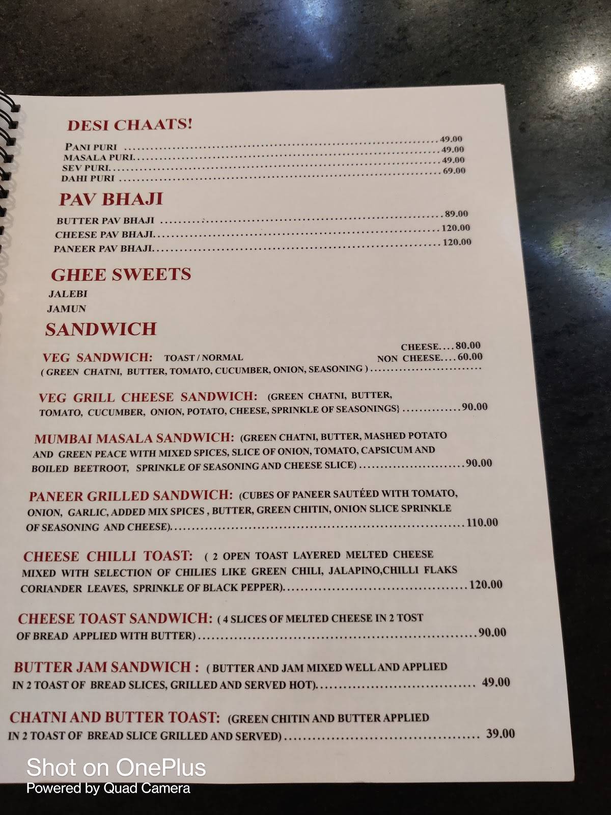 Menu at Smilo Ice Cream Parlour n Cafe, Udupi