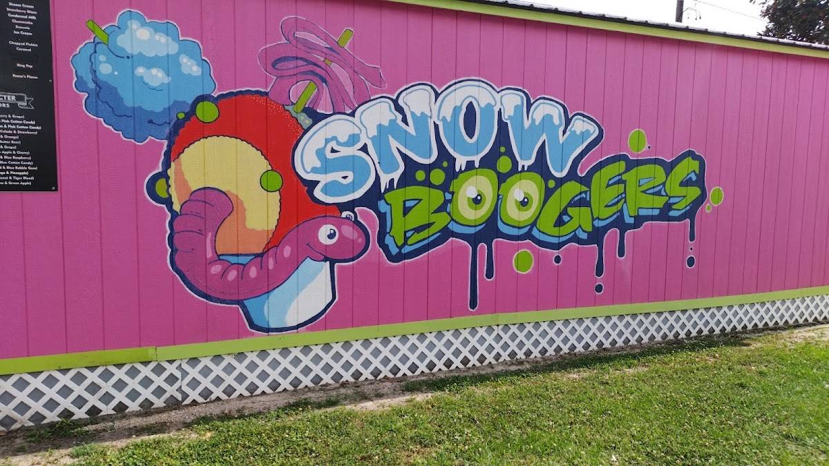 Menu at Snow Boogers desserts, USA
