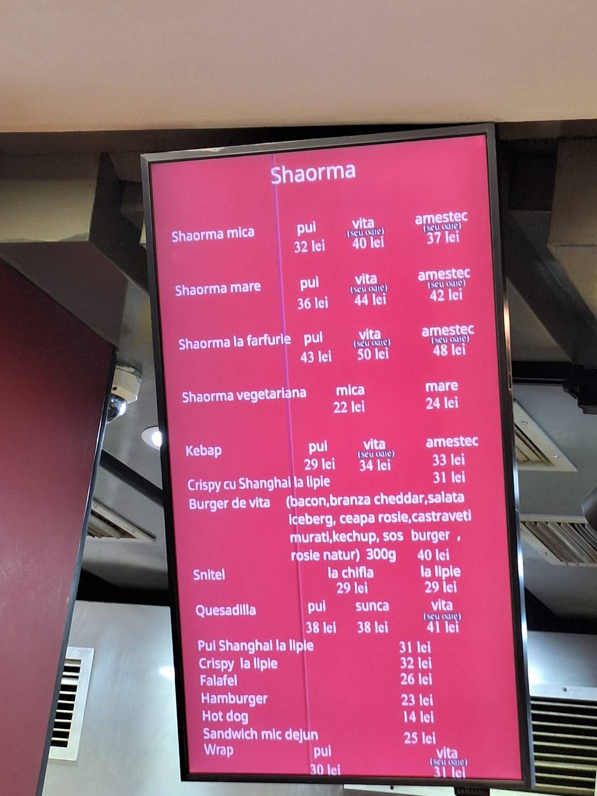 Menu at Socului Kebap Obor, Bucharest, Șoseaua Ștefan cel Mare 240