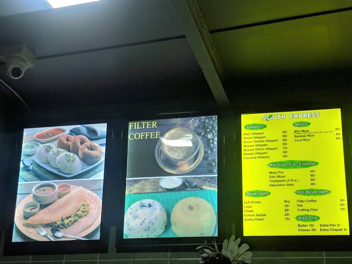 Menu at South Express, Thane