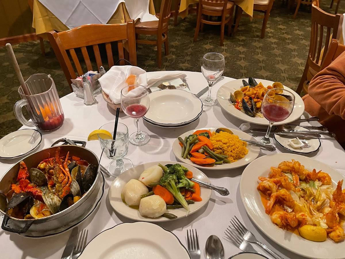 Menu at Spanish Sangria restaurant, Newark