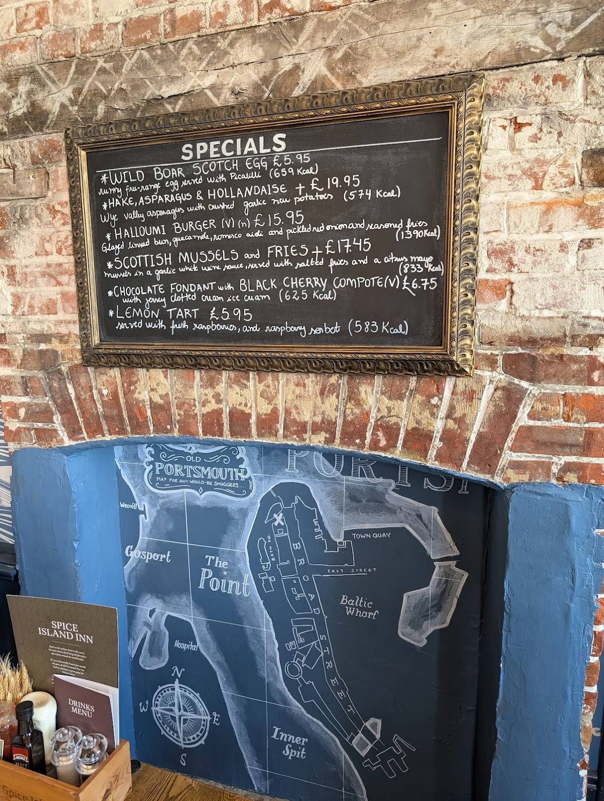 Menu at Spice Island pub & bar, Portsmouth, 1 Bath Square