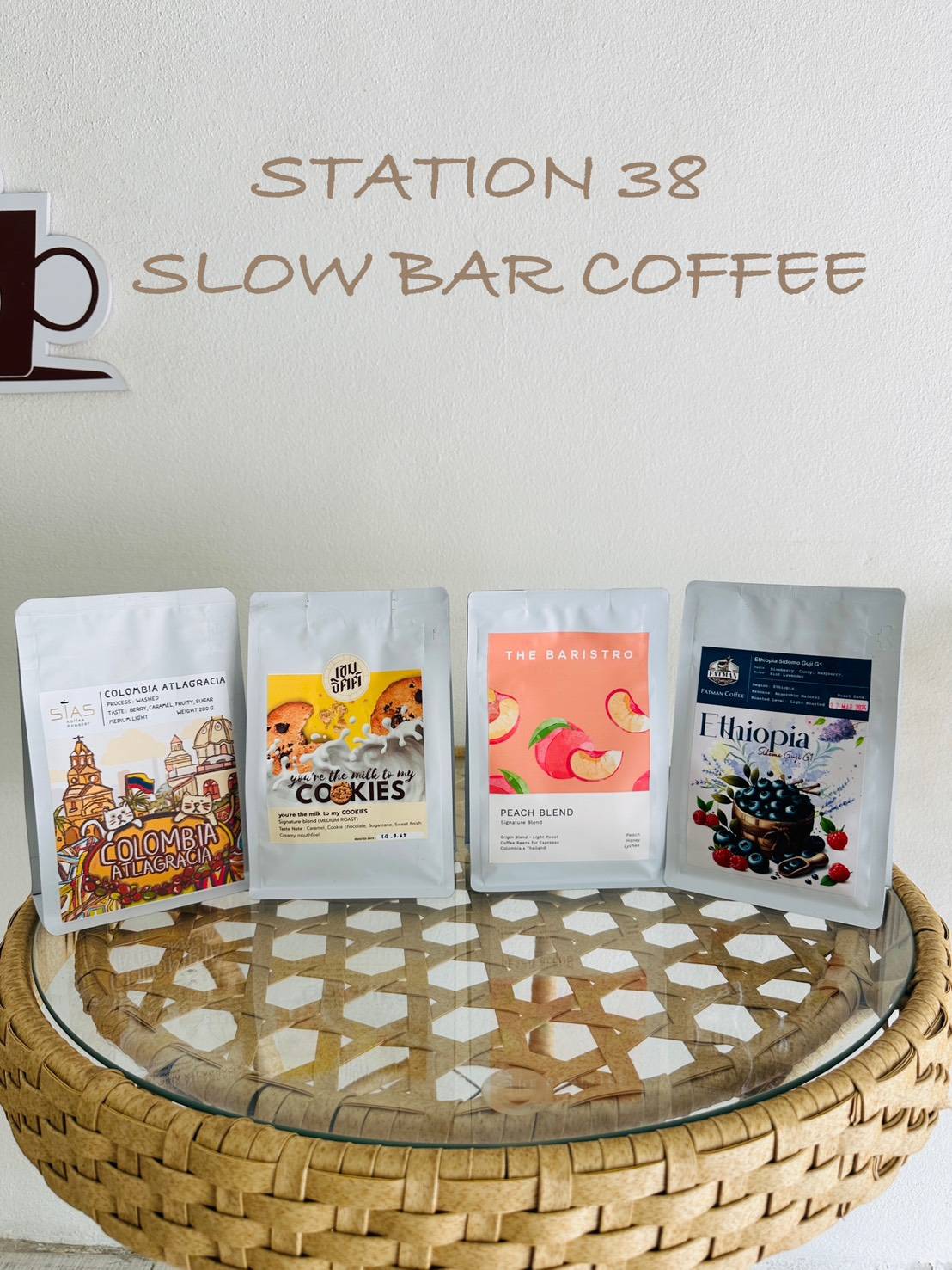 Menu at Station38, Sena