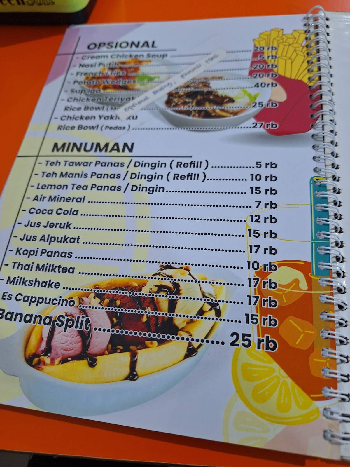 Menu at Steak Raihan, Karawang