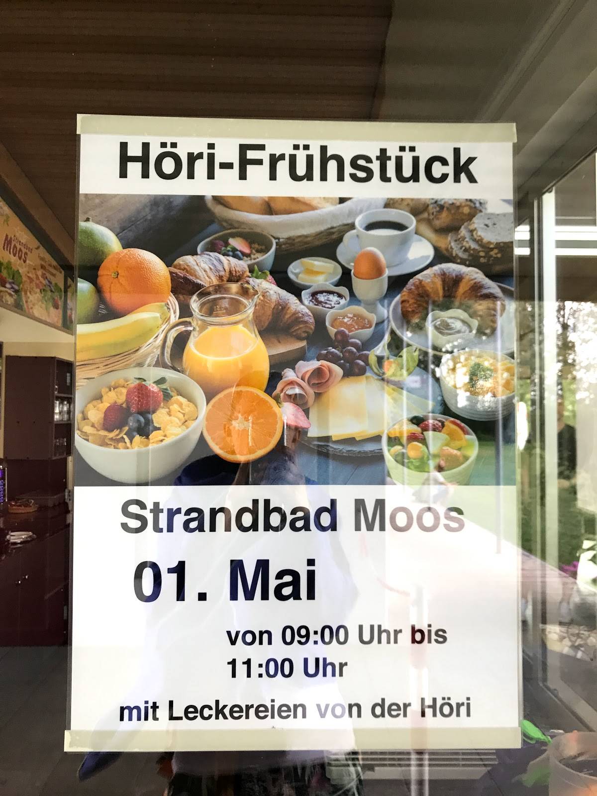 Speisekarte von Strandbad Moos cafe, Moos