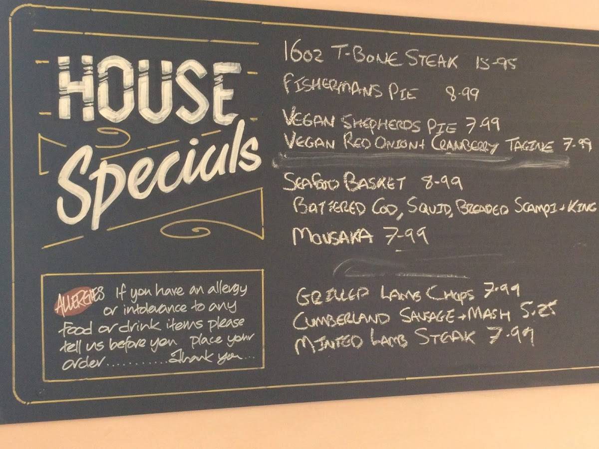 Menu at Summerhouse pub & bar, Boningale