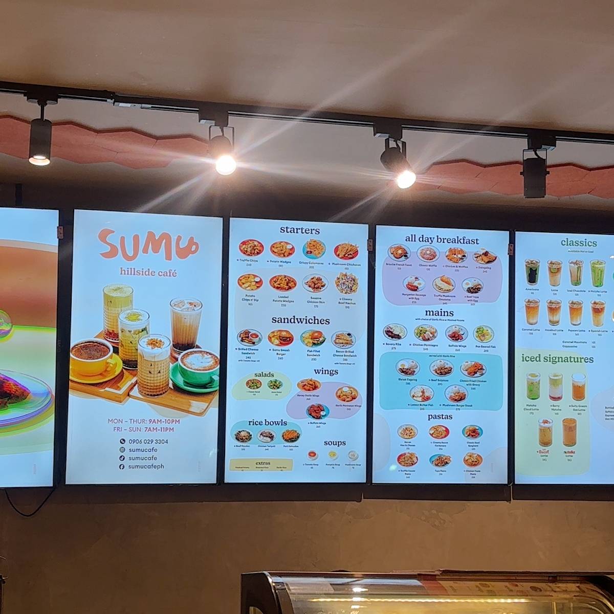 Menu at Sumu Cafe, Antipolo
