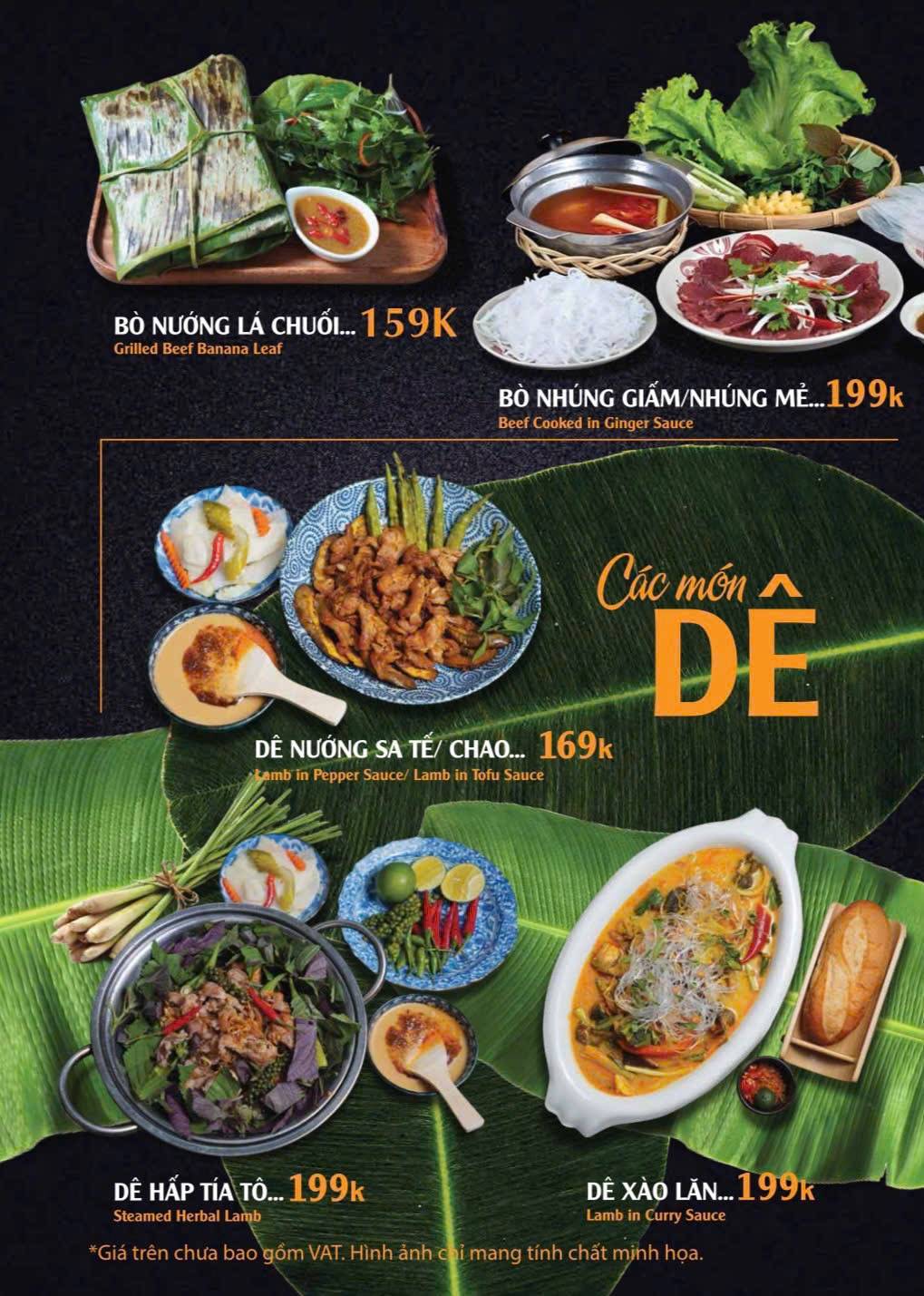 Menu at Sườn Muối Ớt Tân Phú restaurant, Ho Chi Minh City, 171 Thoại ...